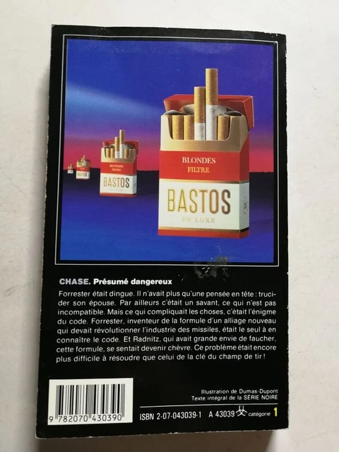 PRÉSUMÉ DANGEREUX | Chase James Hadley | Bon état EUR 4,00 - PicClick FR