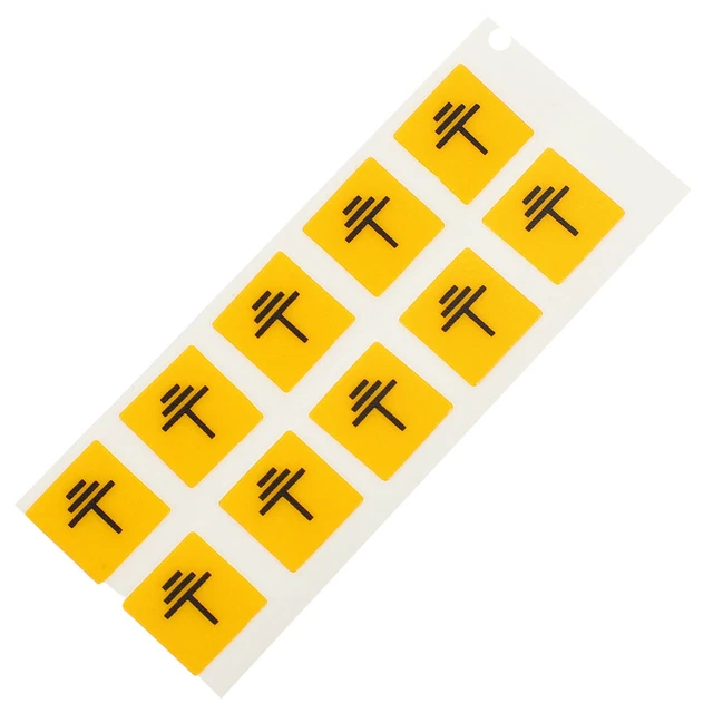 10 PCS ELECTRICAL Grounding Stickers Machinery Safety Decals EUR 5,84 ...