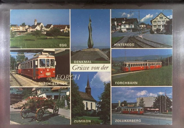 CPA SWITZERLAND FORCH Tramway Tram Railway Train Eisenbahn Zug Rail ...
