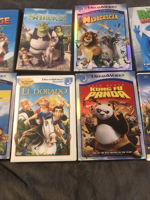 LOT OF 10 Dreamworks DVDs Movies Sinbad Home Over The Hedge Bee Movie ...