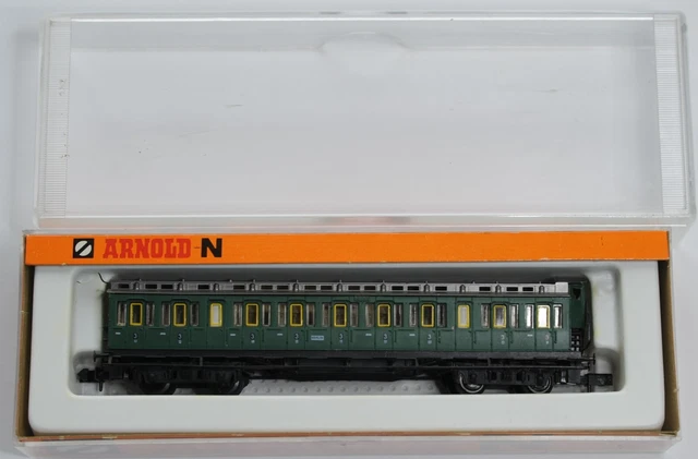 ARNOLD 3391 VOITURE 3° classe avec cabine de freinage KPEV EUR 19,00 ...