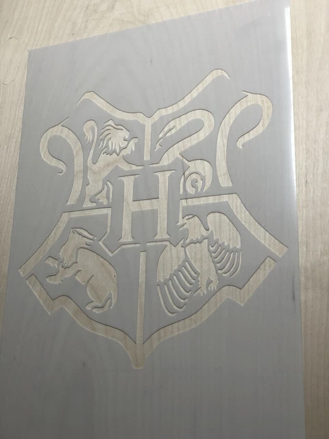 HOGWARTS HARRY POTTER Stencil 190 Micron MYLAR Sheet Craft £5.49 ...