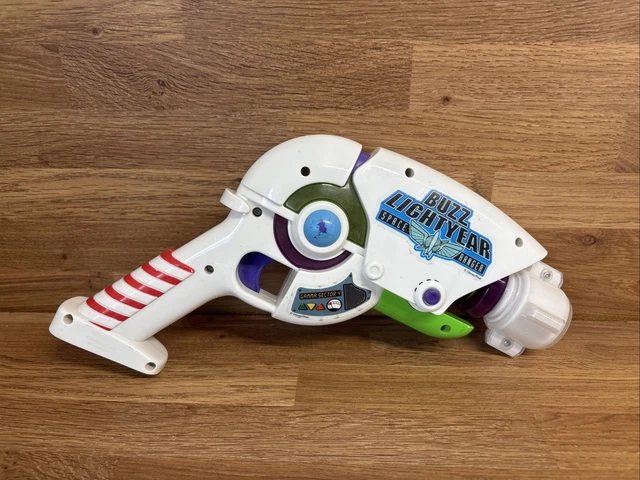 DISNEY PIXAR BUZZ lightyear space ranger gun lights and sounds Disney ...
