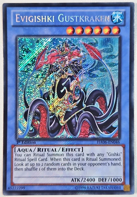 YU-GI-OH EVIGISHKI-GUSTKRAKE HIDDEN Arsenal 6 1.Edition Englisch ...