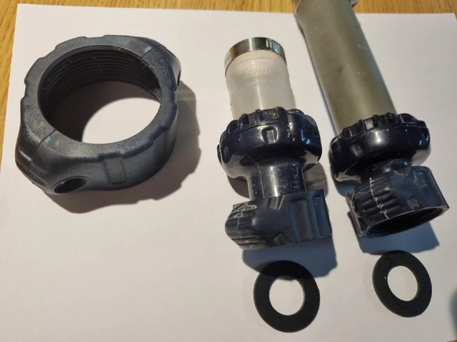 INTEX PURE SPA SSP H 20 M... Set accoppiamenti blu e 2 guarnizioni ...