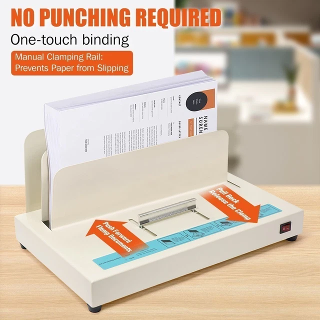 THERMAL BINDING MACHINE Thermal Book Binder 500 Sheets A3 A4 A5 ...