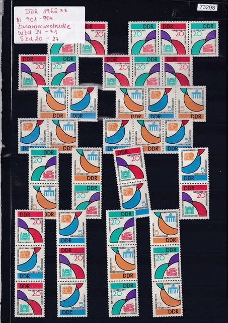 GDR 1962, MICH.-NR.: 901-04 ** Zdr. Completely $88.34 - PicClick AU