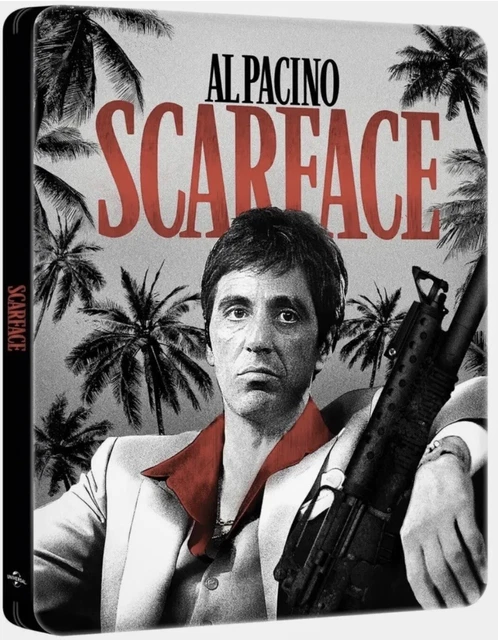 SCARFACE (40TH ANNIVERSARY Edition 4K Ultra HD + Blu Ray Steelbook ...