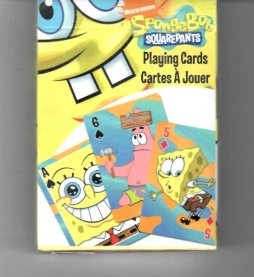 NICKELODEON SPONGEBOB SQUAREPANTS Playing Cards New Deck £11.03 ...