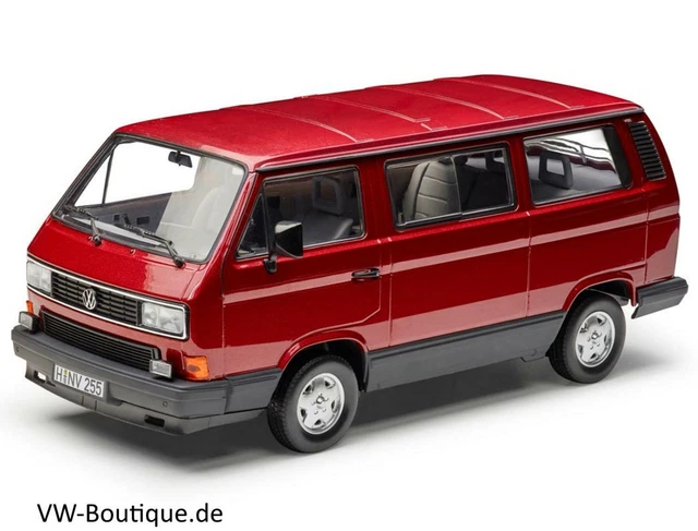 VOLKSWAGEN VW T3 B Bus Multivan Red Metallic IN 1:18 Norev 255099302645 ...