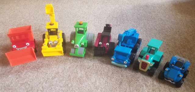 BOB THE BUILDER Toy Vehicles Bundle Muck Scoop Roley Benny Lofty Travis ...