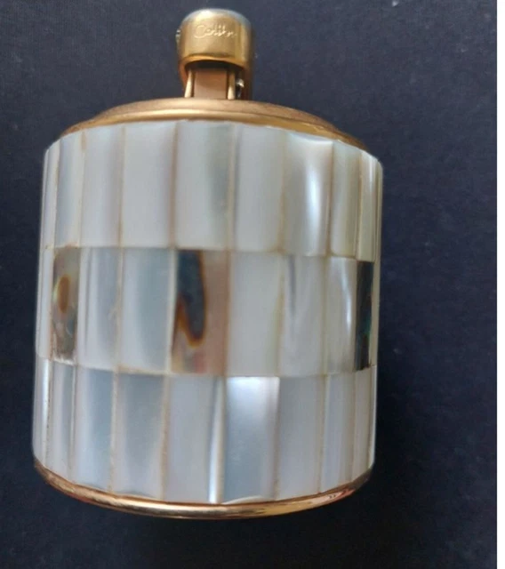 BRIQUET DE TABLE nacré marque Colibri années 60 EUR 45,00 - PicClick FR