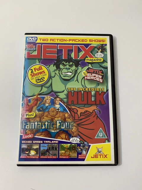 JETIX MAGAZINE DVD Hulk Fantastic Four Etc Issue 22 Retro £4.75 ...