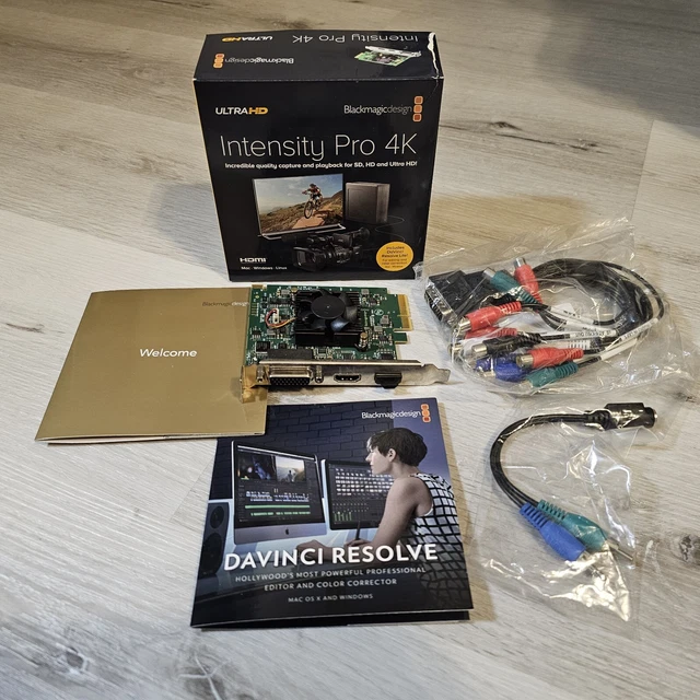 BLACKMAGIC DESIGN INTENSITY Pro 4K Capture Card EUR 170,00 - PicClick DE