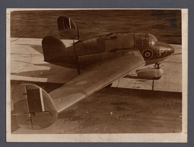 HANDLEY PAGE MANX Tail-Less Aircraft Original Keystone Press Photo 1945 ...