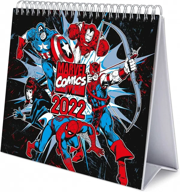GRUPO ERIK - Calendrier de Bureau 2022 Bureau, Marvel Comics EUR 13,99 ...