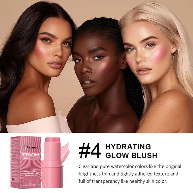 CREAM BUTTER BLUSH Multi-use Stick Intense Pigmented Natural Rosy ...