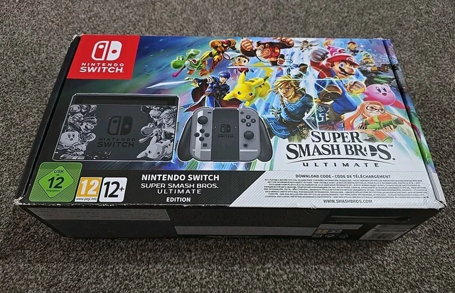 NINTENDO SWITCH CONSOLE V1 - Super Smash Bros Ultimate Edition ...