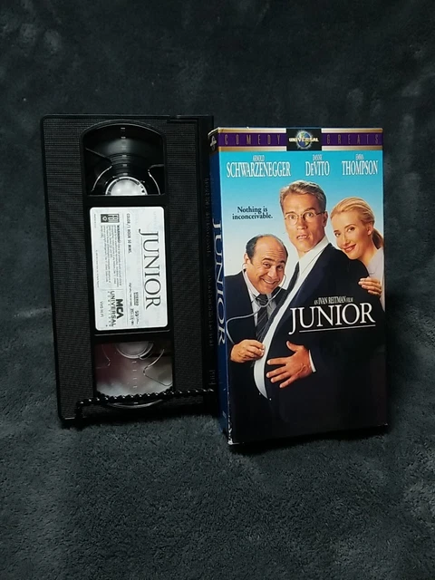 JUNIOR VHS USED Movie VCR Video Tape Danny Devito Arnold Schwarzenegger ...