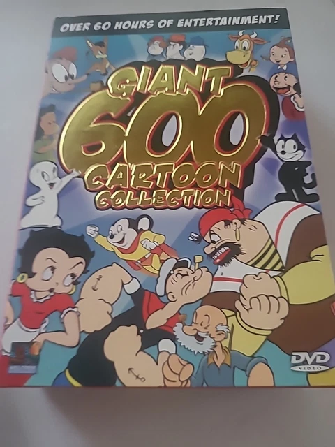GIANT 600 CARTOON Collection (DVD, 2008, 12-Disc Set) EUR 8,90 ...