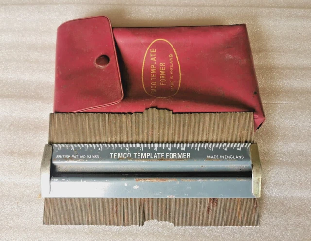 'EMCO' UNIVERSAL TEMPLATE Former / Contour Gauge / Instant Shape Tracer ...