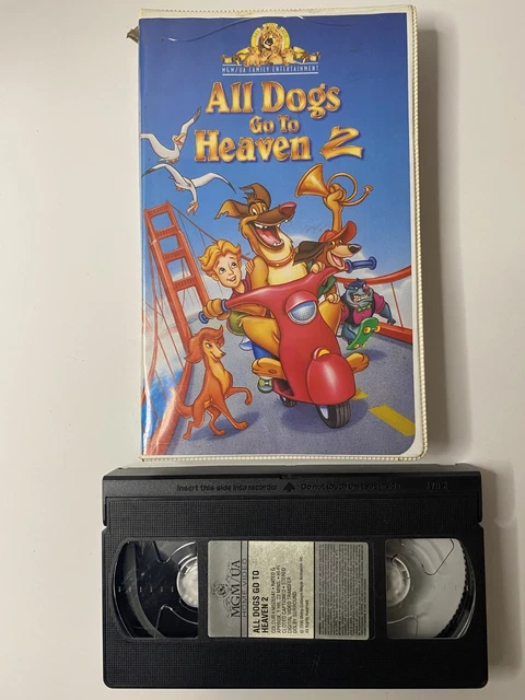 ALL DOGS GO to Heaven 2 (VHS, 1996, Clam Shell Family Entertainment) $7 ...
