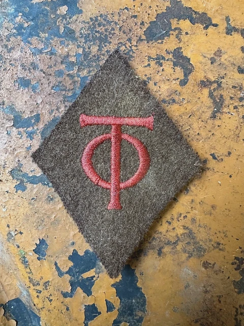 WW2 TENO BADGE Original Diamond With Embroidered Letters £31.87 ...