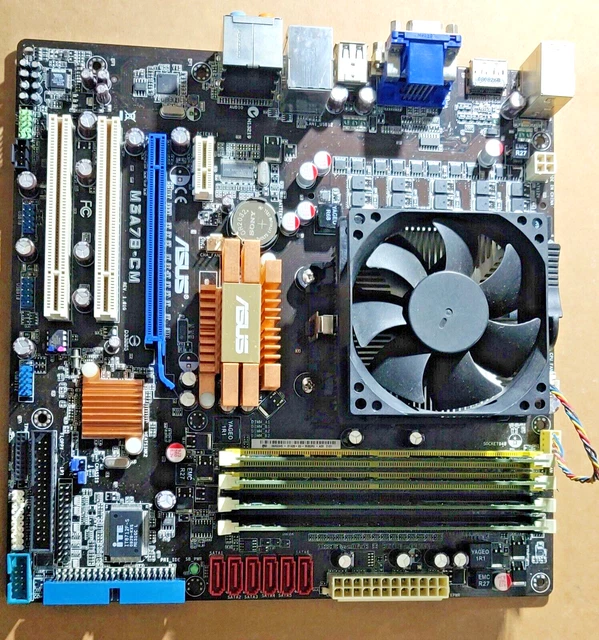 ASUS M3A78-CM MOTHERBOARD Socket AM2 £11.99 - PicClick UK
