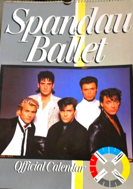 SPANDAU BALLET 1987 calendar, dates match 2026 official, New Romantics ...