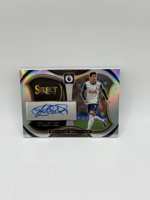 2024-25 SELECT PREMIER League Heung-Min Son Pitchside Signatures Auto # ...