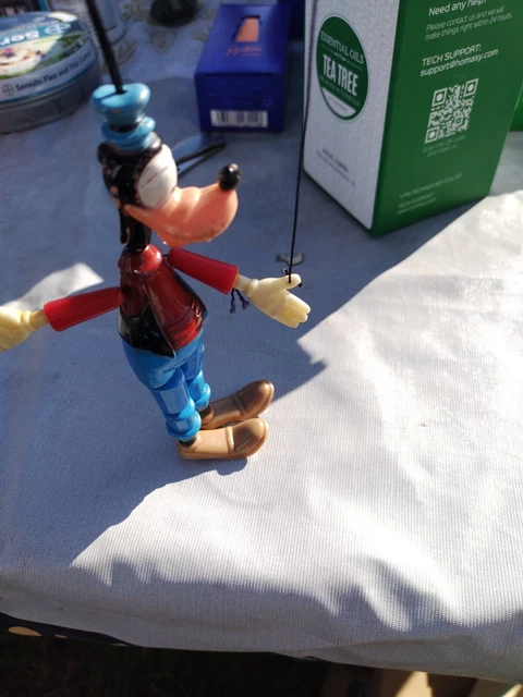 VINTAGE 70’S PLASTIC MARIONETTE WALT DISNEY GOOFY SMALL PUPPETS. £18.16 ...