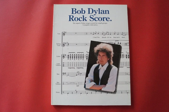 BOB DYLAN - Rock Score . Songbook Notenbuch. für Bands (Transcribed ...