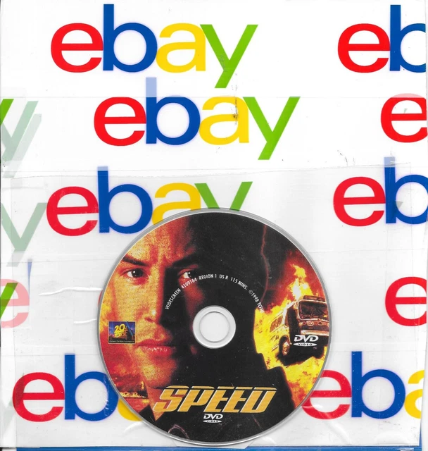 SPEED (DVD, 2006-KEANU Reeves-REPLACEMENT DISC ONLY-FAST SHIP WORLDWIDE ...