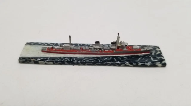 GHQ MICRONAUTS WW2 Japanese Fubuki Class Destroyer 1/2400 Scale Painted ...