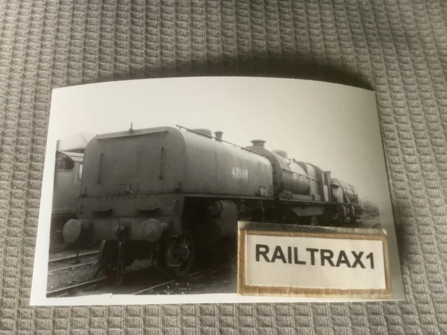 RAILWAY STEAM PHOTOGRAPH - 47969 + At Crewe Works, Cheshire. Old ...
