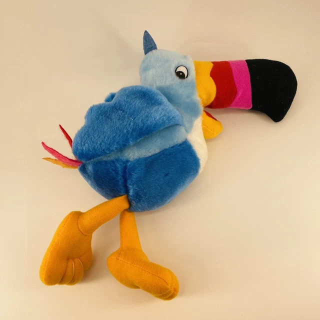 VINTAGE KELLOGG'S FROOT Loops Cereal TOUCAN SAM Mascot 6” Plush Stuffed ...