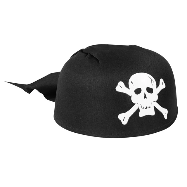 PIRATE HAT WOMEN Wizard Costume White Skeleton Headwrap Halloween Cap £ ...