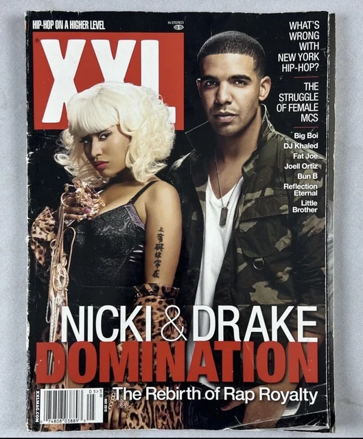COPERTINA NICKI MINAJ & Drake - maggio 2010 XXL rivista hip hop EUR 24 ...