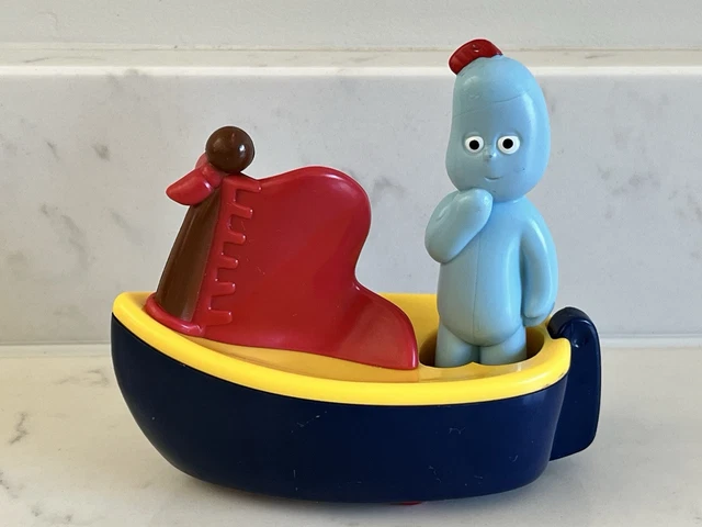 CBEEBIES IN THE Night Garden ITNG Push Along Boat With Standing Iggle ...