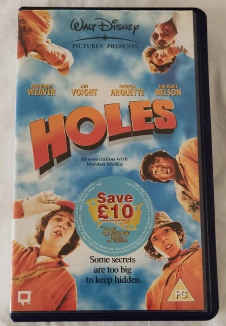 HOLES - CLASSIC Kids Movie - Walt Disney Pictures (VHS, 2003) Children ...
