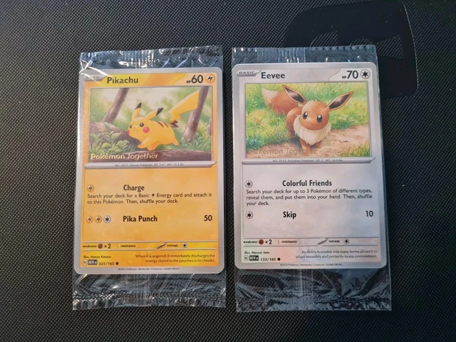 POKÉMON CARD - Pikachu And Eevee Pokemon Together Promo Sealed PokéPost ...