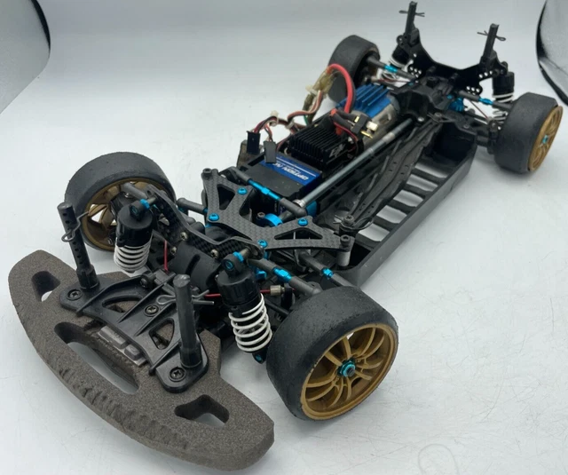 FOR PARTS TAMIYA TB-02 TB02 chassis with motor and ESC £135.13 - PicClick UK