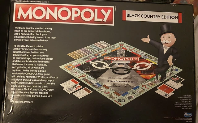 NEW : MONOPOLY board game Black Country Edition (rare) £99.50 - PicClick UK