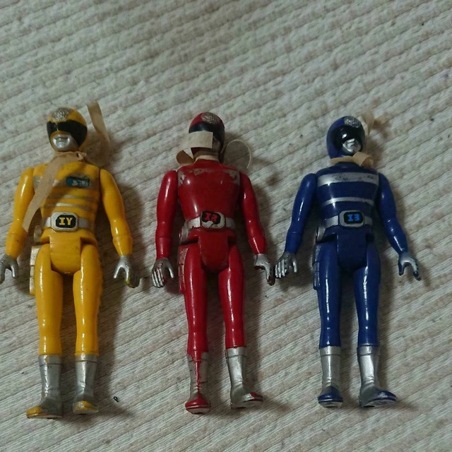 FIGURINES POWER RANGERS Denshi Sentai Denziman World Hero Set 3p POPY ...