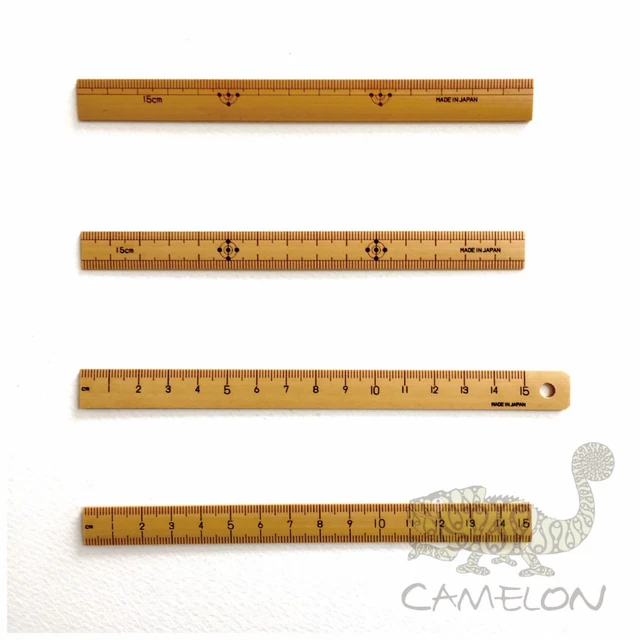 MADE IN JAPAN Japanese Bamboo Rule Small Ruler Scale 15cm 150mm $22.50 ...