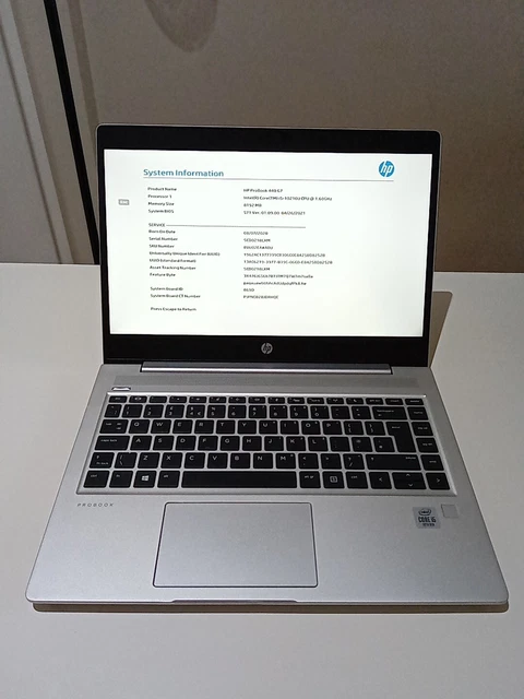 HP PROBOOK 440 G7 i5-10210u 8gb Ram 256gb SSD No OS EUR 120,64 ...