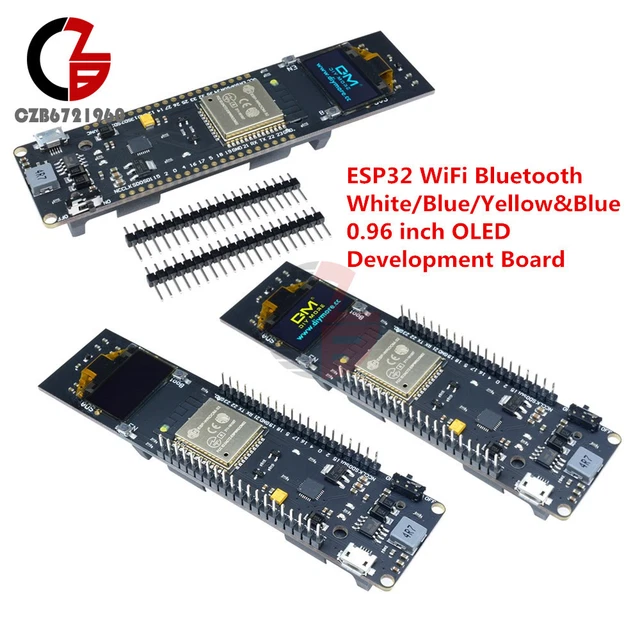 Esp32 096 Inch Blue Oled Bluetooth Wifi Kit 32 Module Cp2102