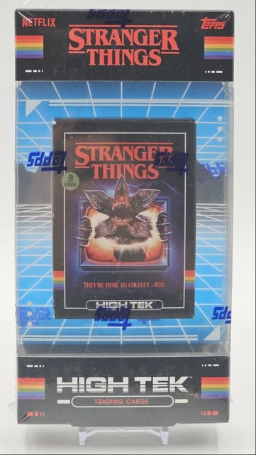 TOPPS HIGH TEK Netflix Stranger Things 2025 Sealed Hobby Box E Q3474 $250.26 - PicClick AU