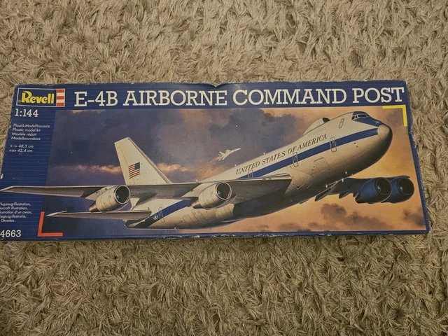 REVELL 04663 BOEING E-4B Airborne Command Post 1/144 model Aircraft kit ...