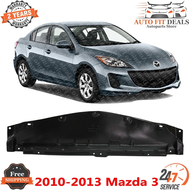 NEW FRONT ENGINE Splash Shield Under Cover Plastic For 2010-2013 Mazda ...